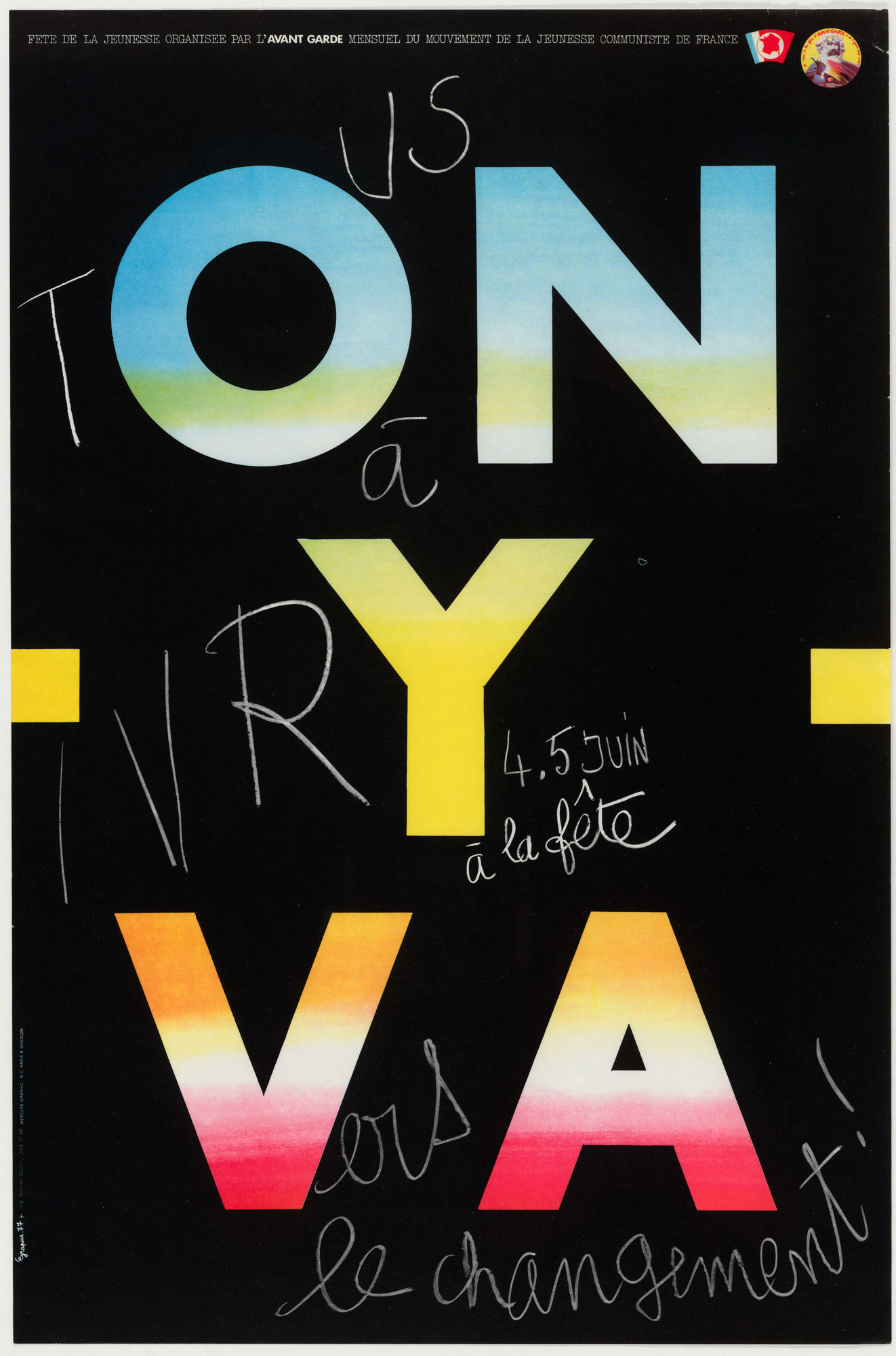 Grapus. ON Y VA. 1977 | MoMA