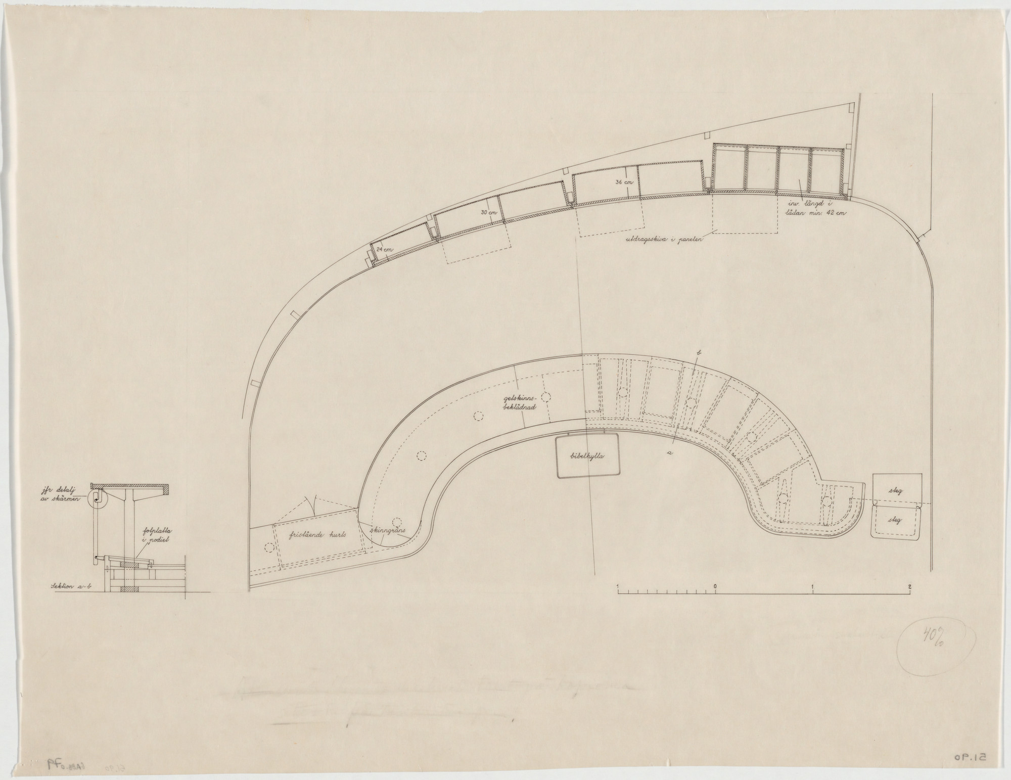 Erik Gunnar Asplund. Law Courts Annex, Gothenburg, Sweden, Plan of ...