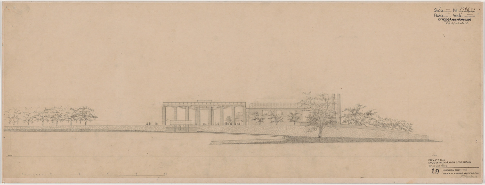 Erik Gunnar Asplund. Woodland Crematorium, Stockholm, Sweden, Second ...