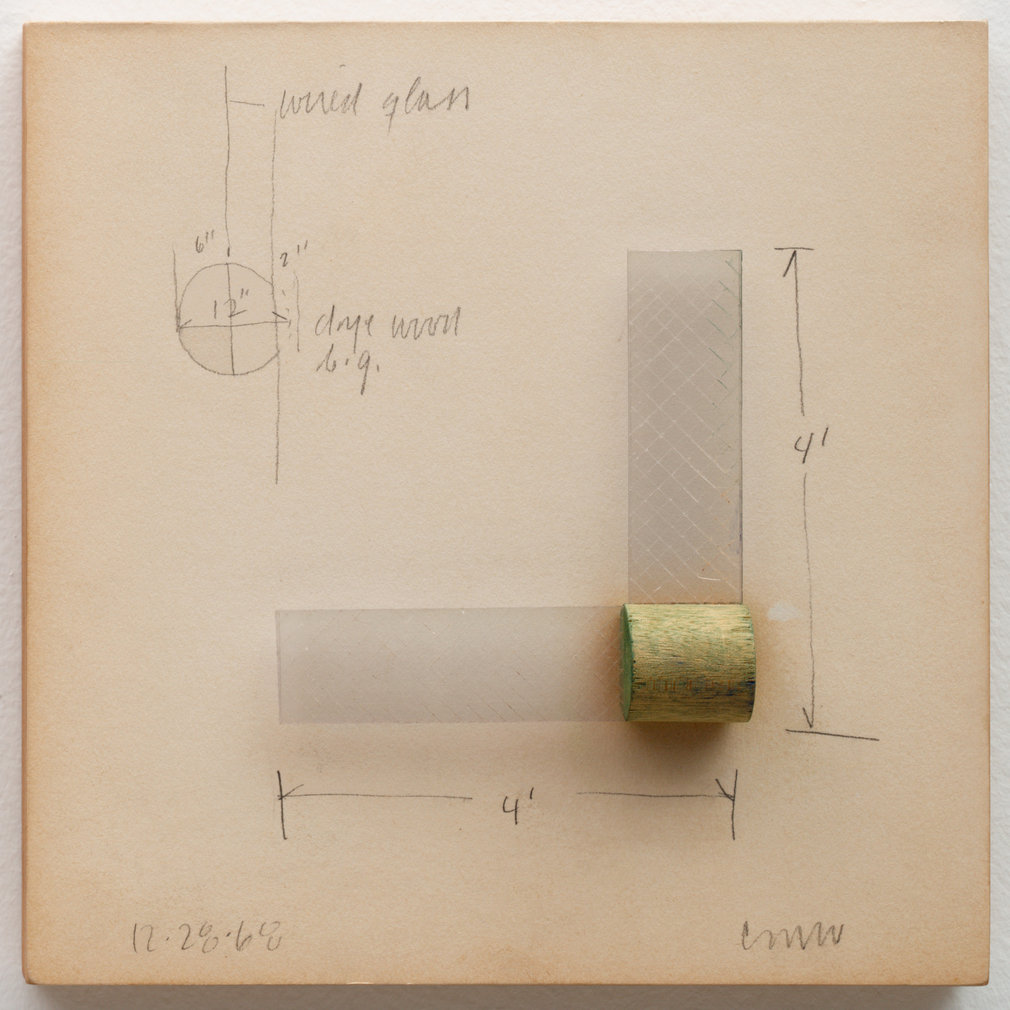 Christopher Wilmarth. Left. 1968 | MoMA