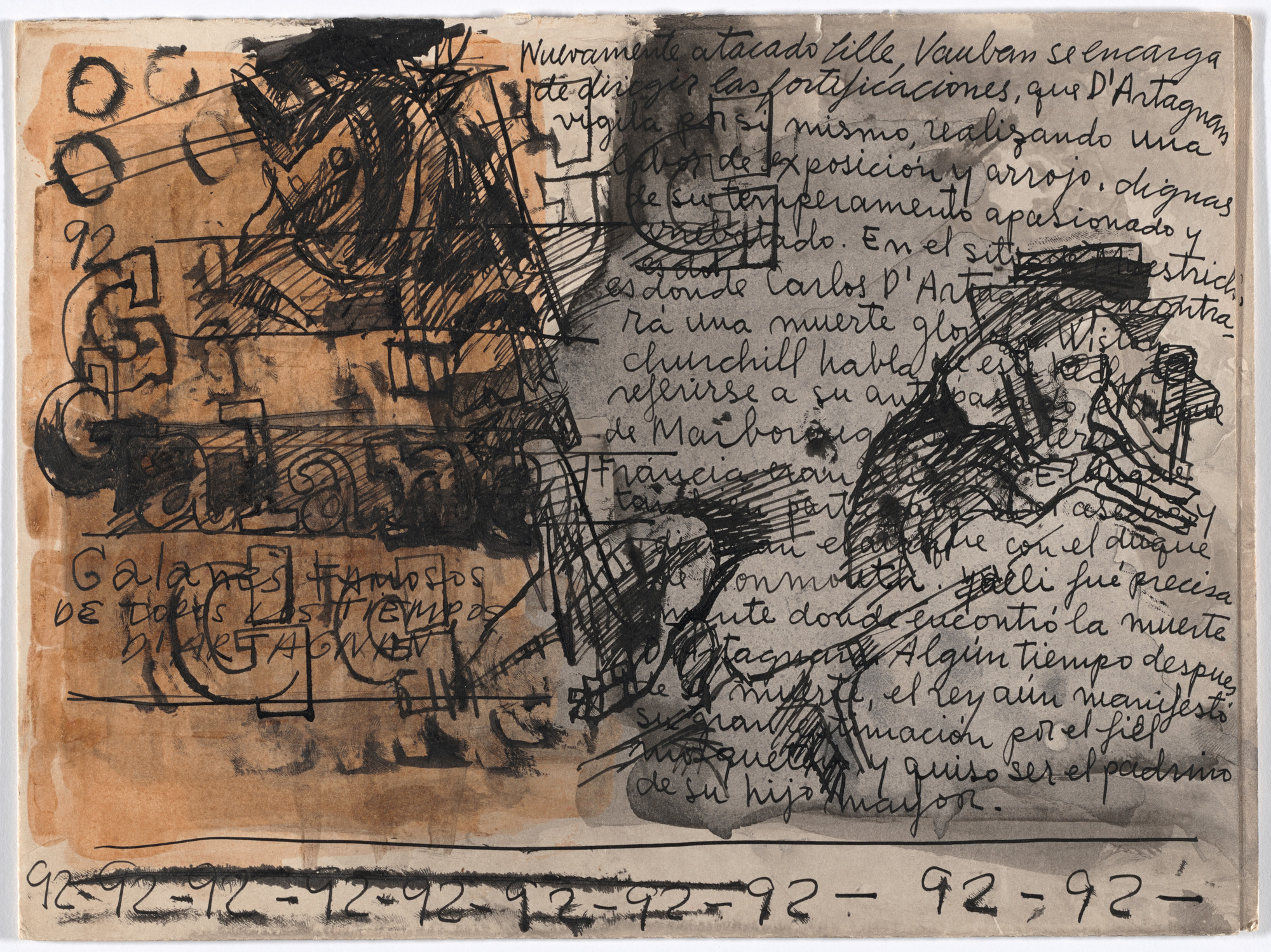 Alberto Greco. Folio XXIV from Bewitching Kisses (Besos Brujos). 1965 ...