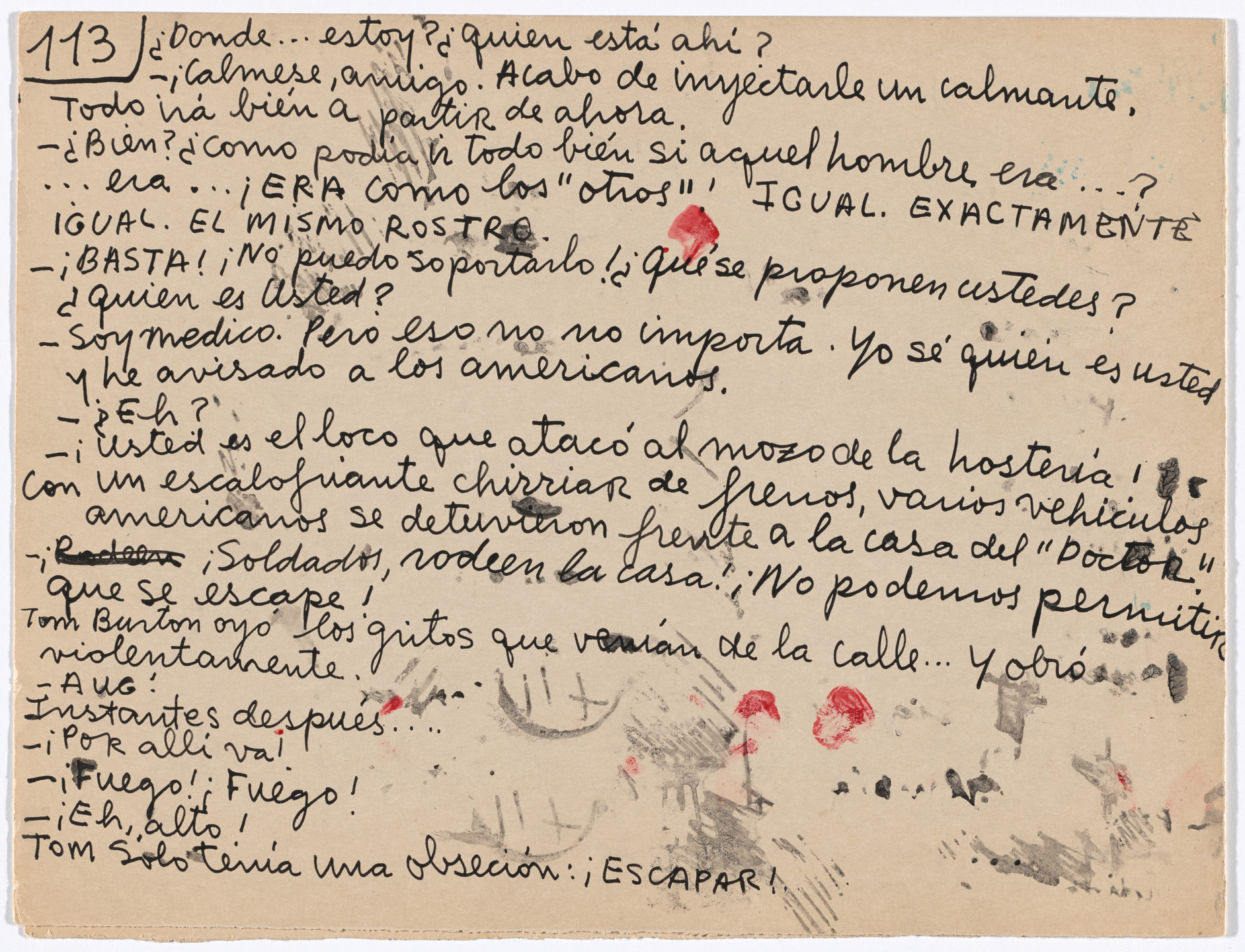 Alberto Greco. Folio XXIX from Bewitching Kisses (Besos Brujos). 1965 ...