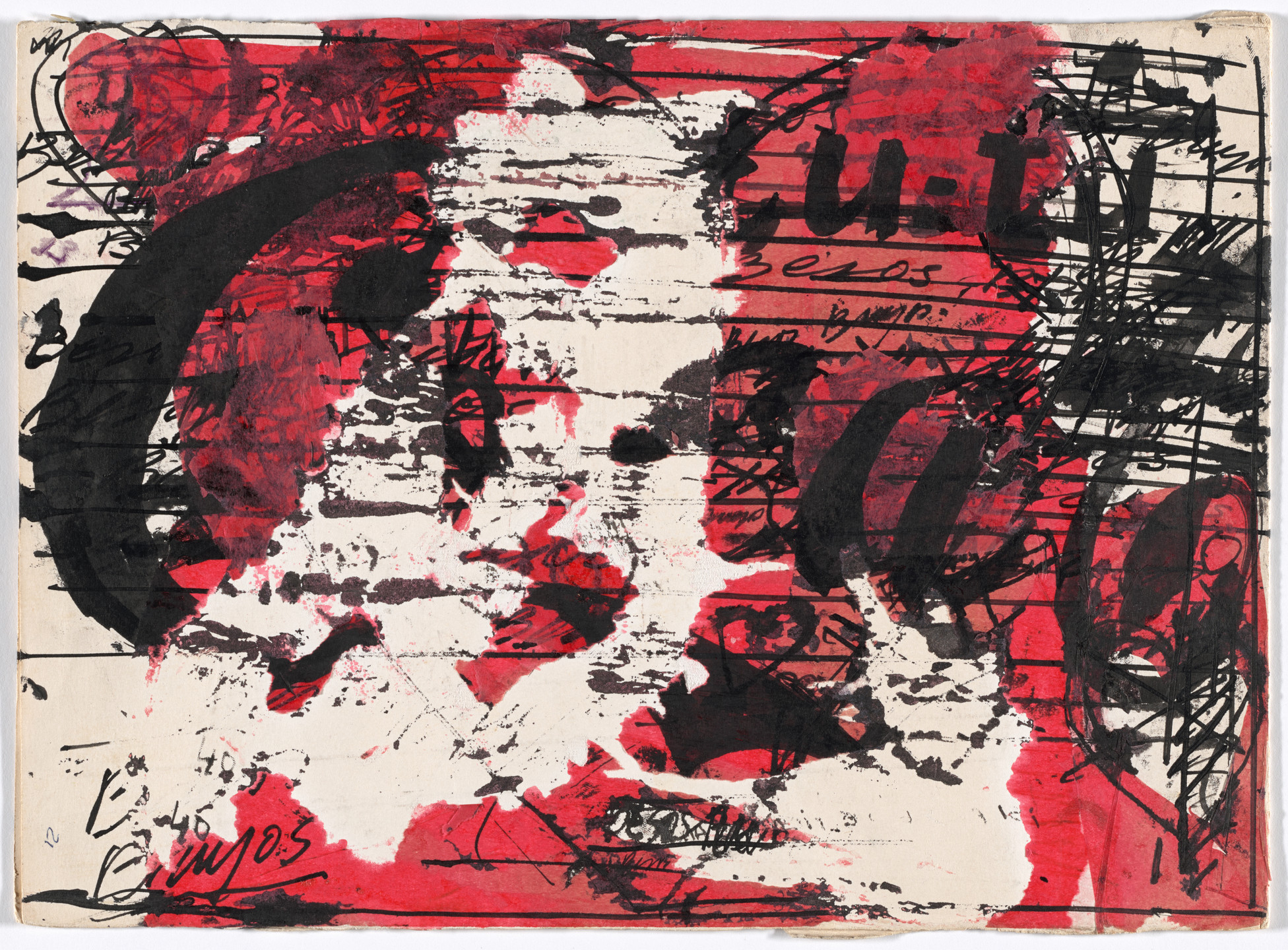 Alberto Greco. Folio X from Bewitching Kisses (Besos Brujos). 1965 | MoMA