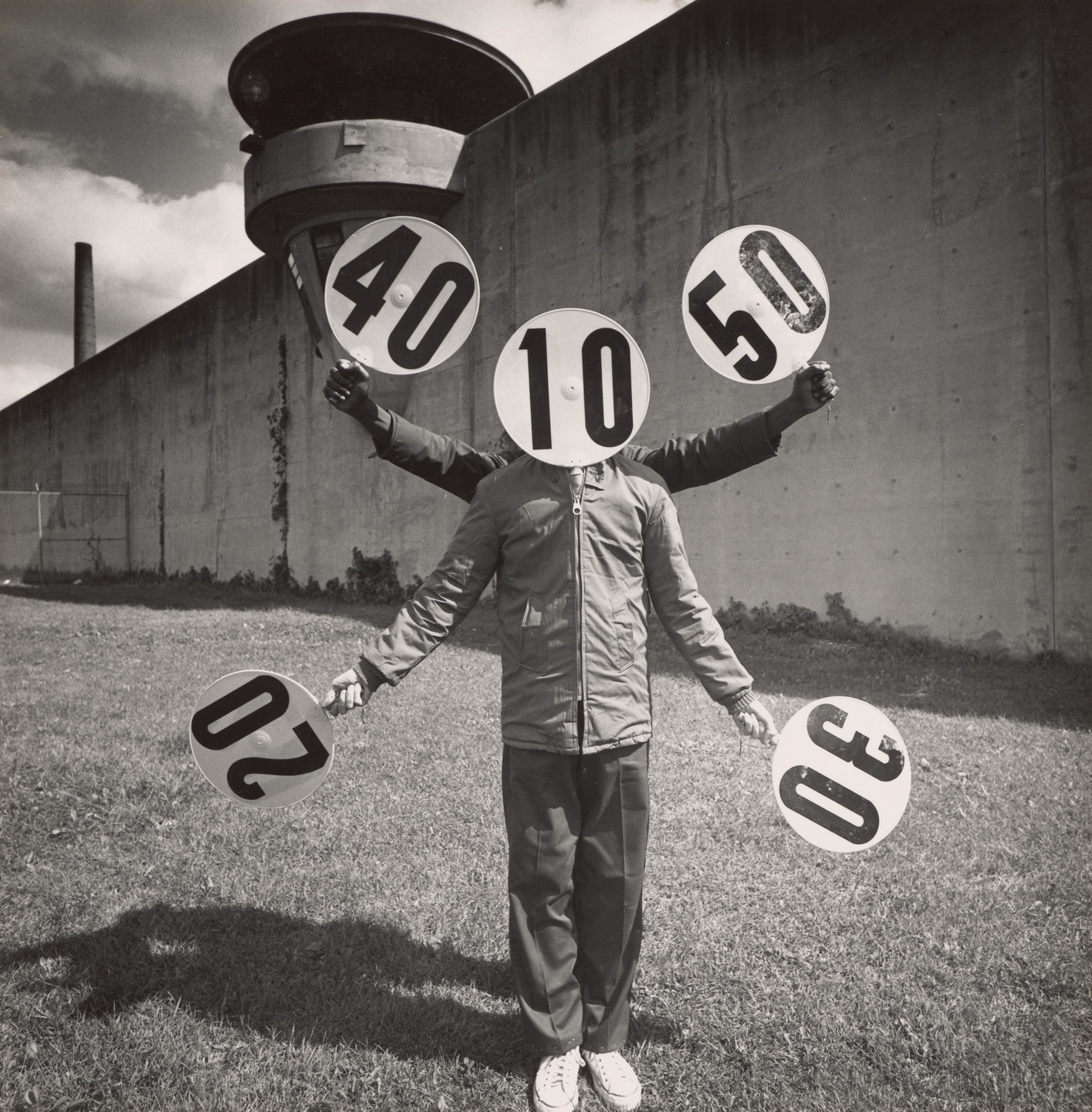 Arthur Tress. Two Prisoners with Numbers, New York, N.Y.. 1974 | MoMA