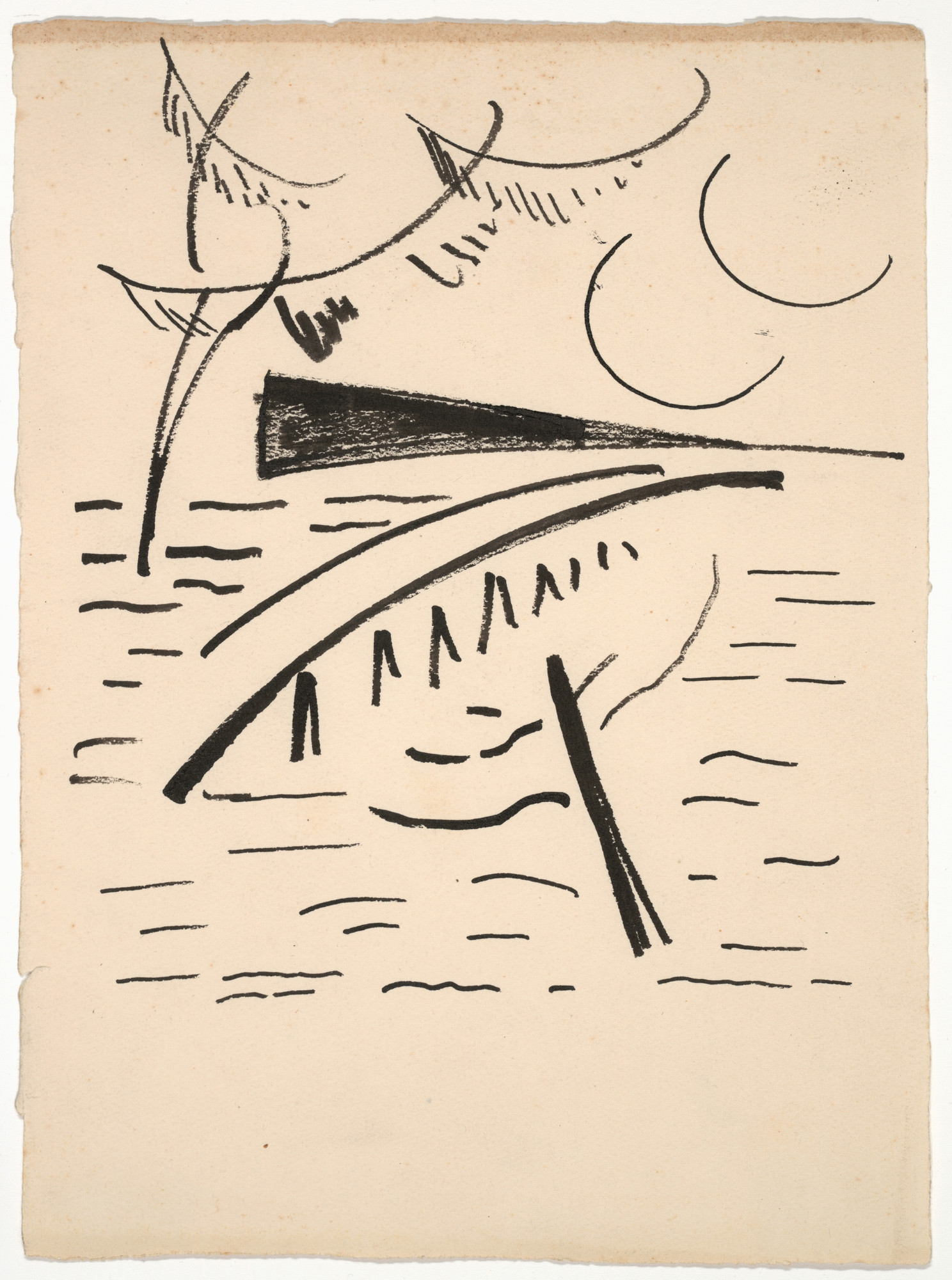Olga Rozanova. Untitled (Futurist Landscape). 1913 | MoMA