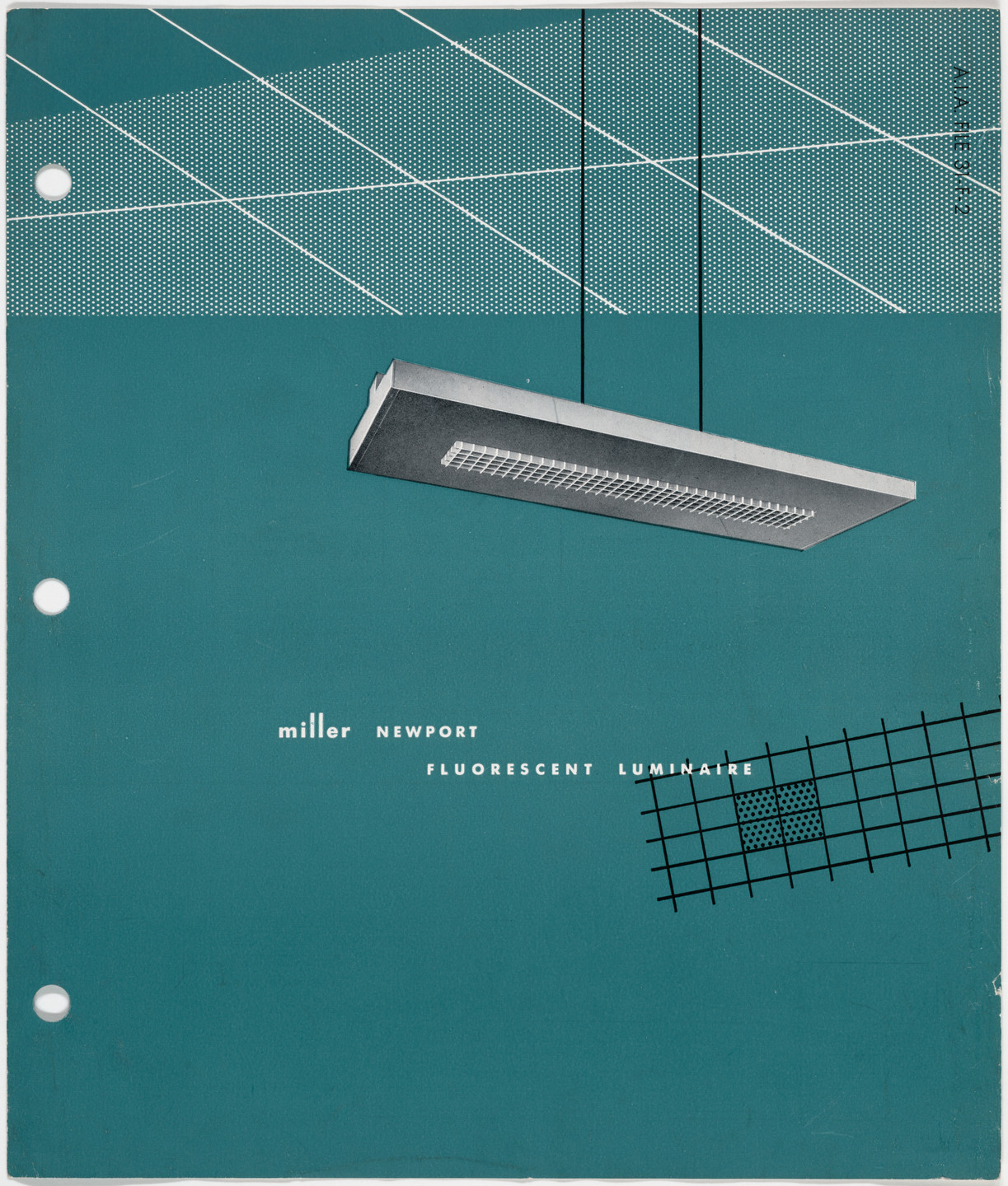 Unknown artist. Miller Newport Fluorescent Luminaire A.I.A. File 31-F-2 ...