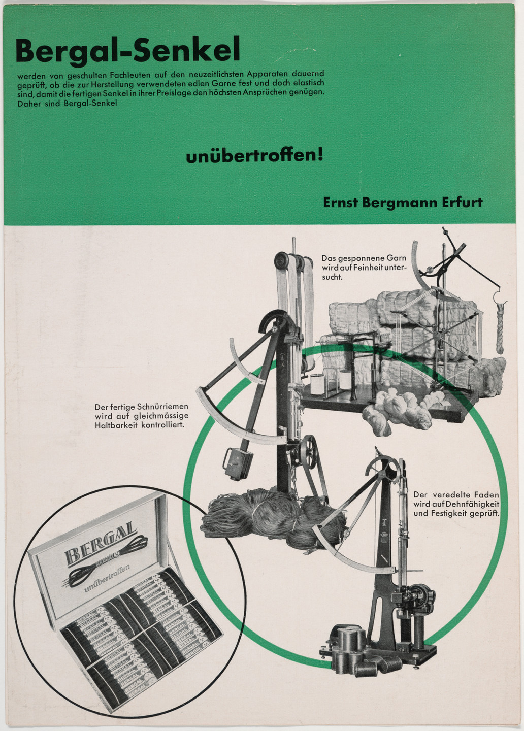 Unknown artist. Bergal-Senkel unübertroffen!. 1930s | MoMA