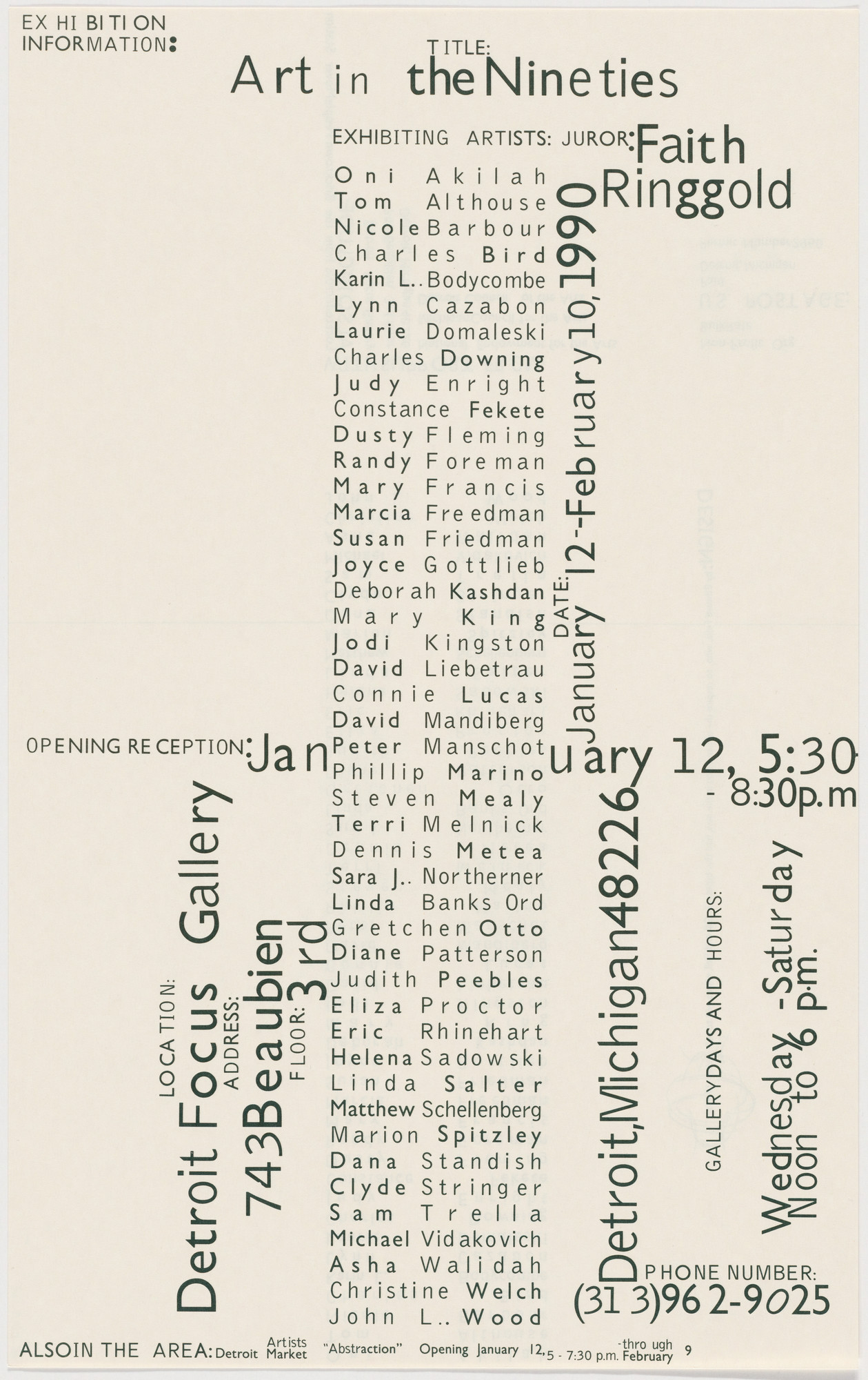 Edward Fella. Art in the Nineties. 1990 | MoMA