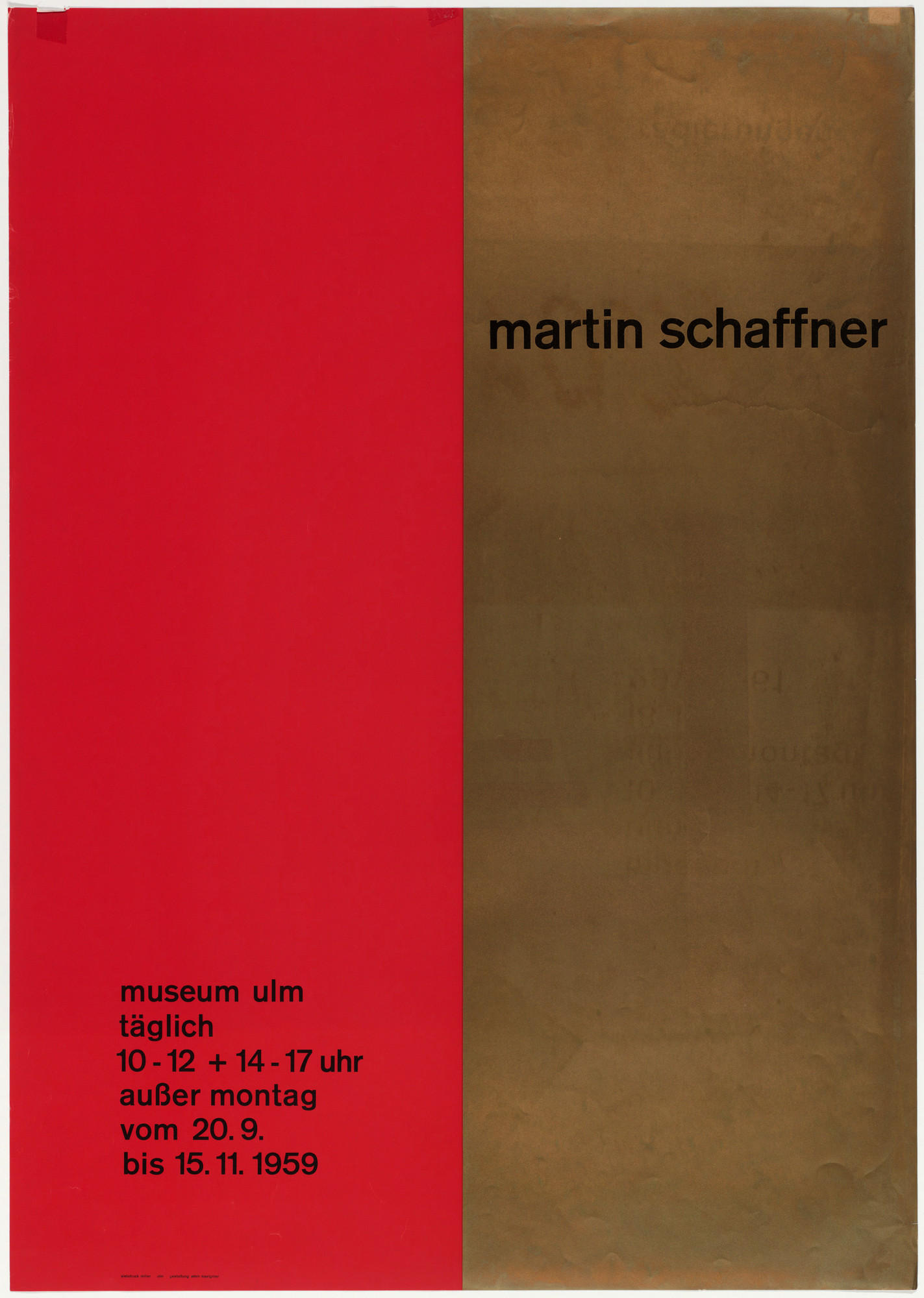Almir Mavignier. Martin Schaffner. 1959 | MoMA