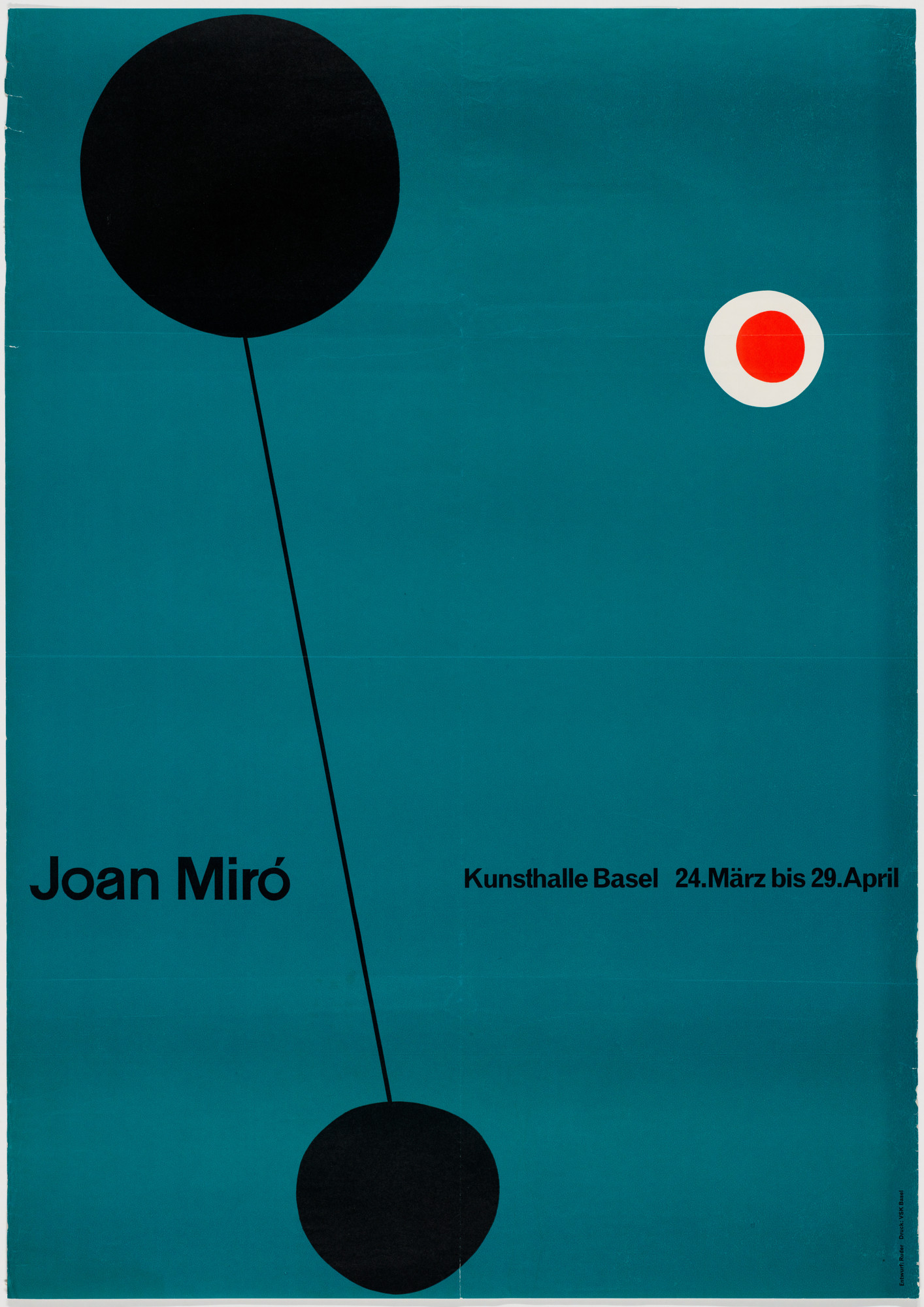 Emil Ruder. Joan Miró. 1956 | MoMA