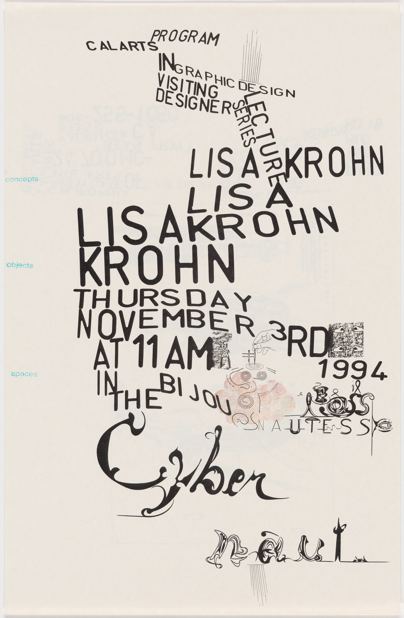 Edward Fella. Lisa Krohn. 1994 | MoMA
