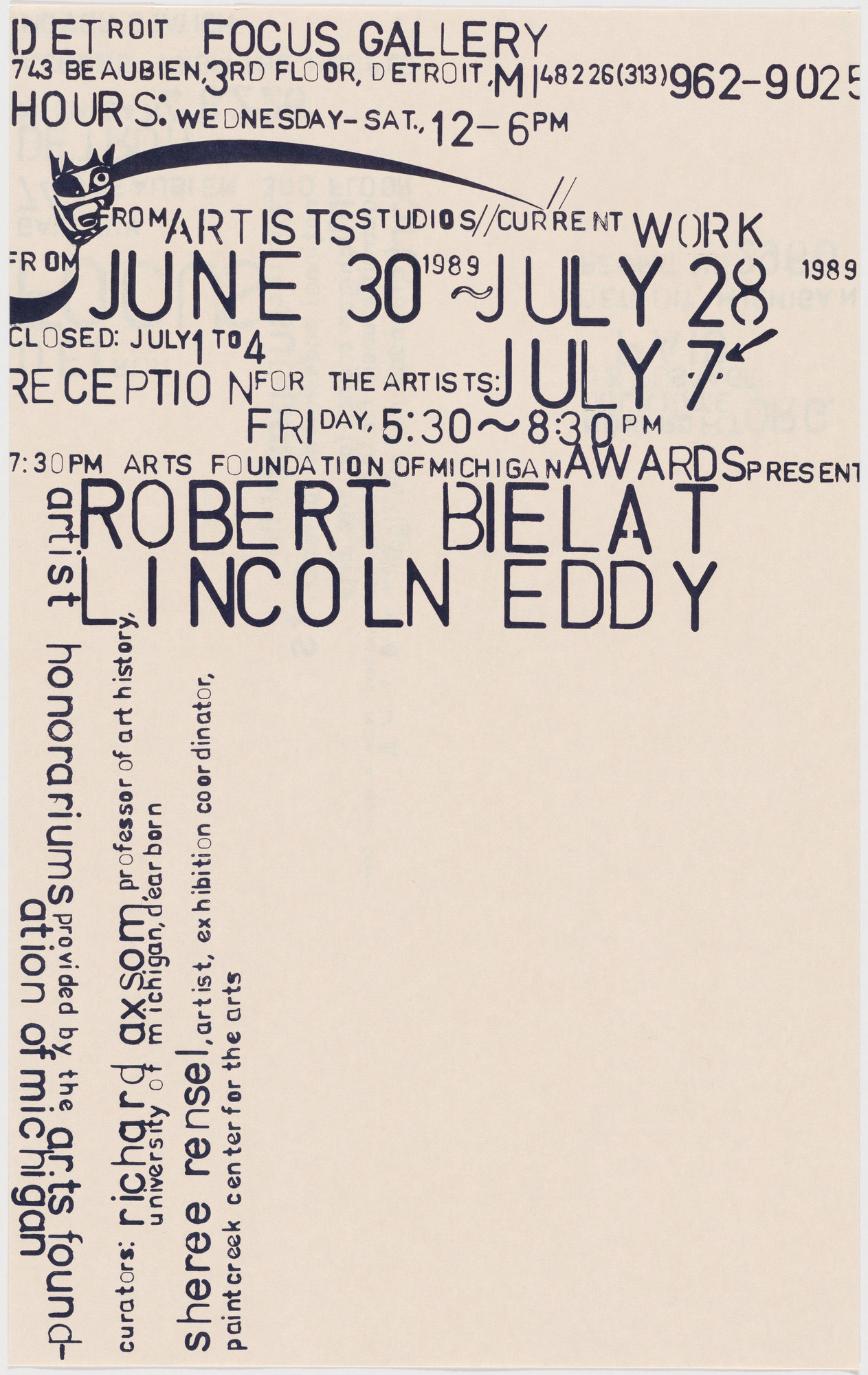 Edward Fella. Robert Bielat. 1989 | MoMA