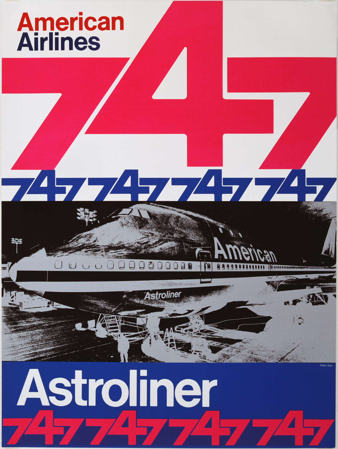 Peter Gee. American Airlines 747 Astroliner. 1968 | MoMA