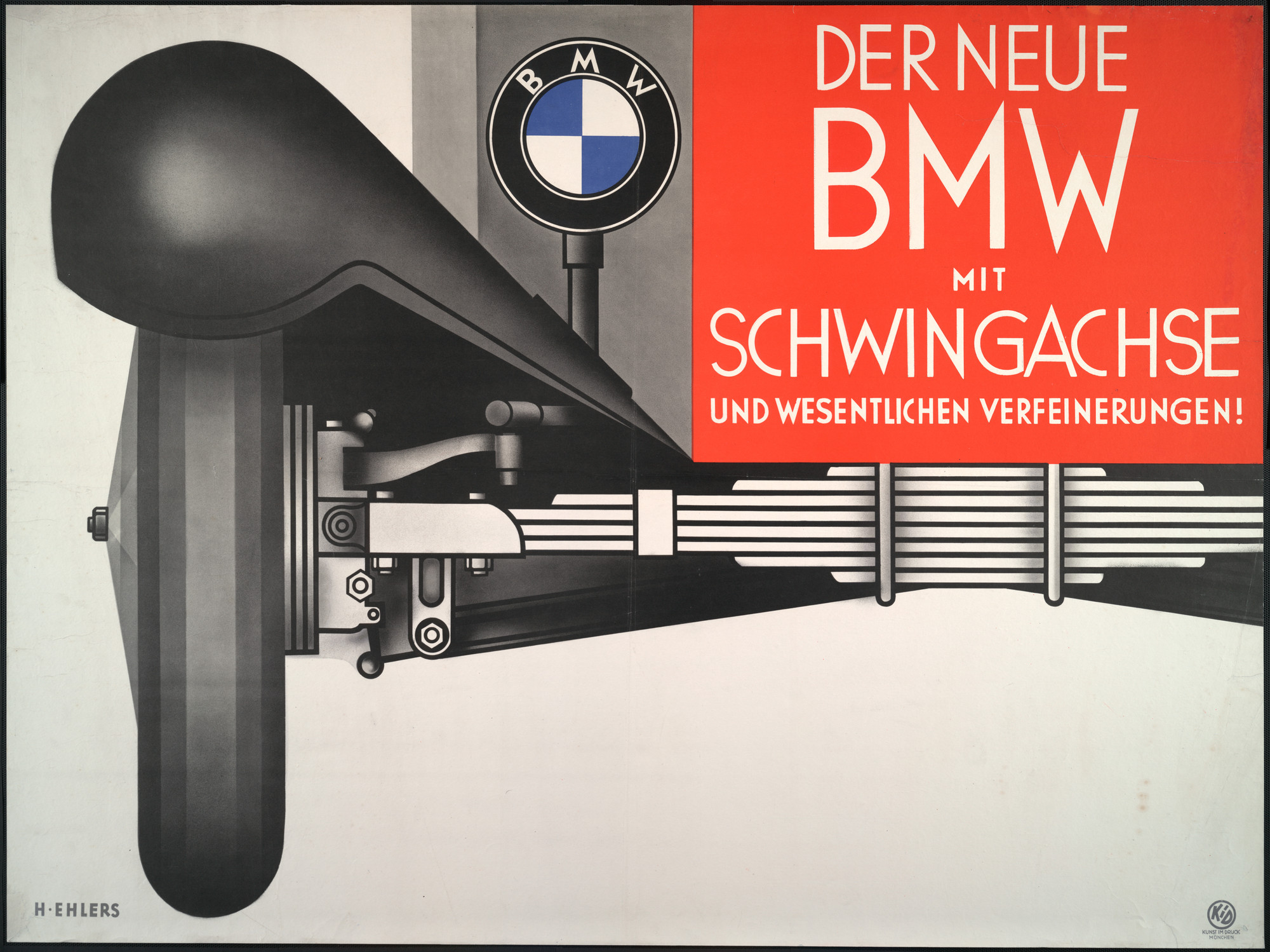 Henry Ehlers. Der Neue BMW. c. 1930 | MoMA