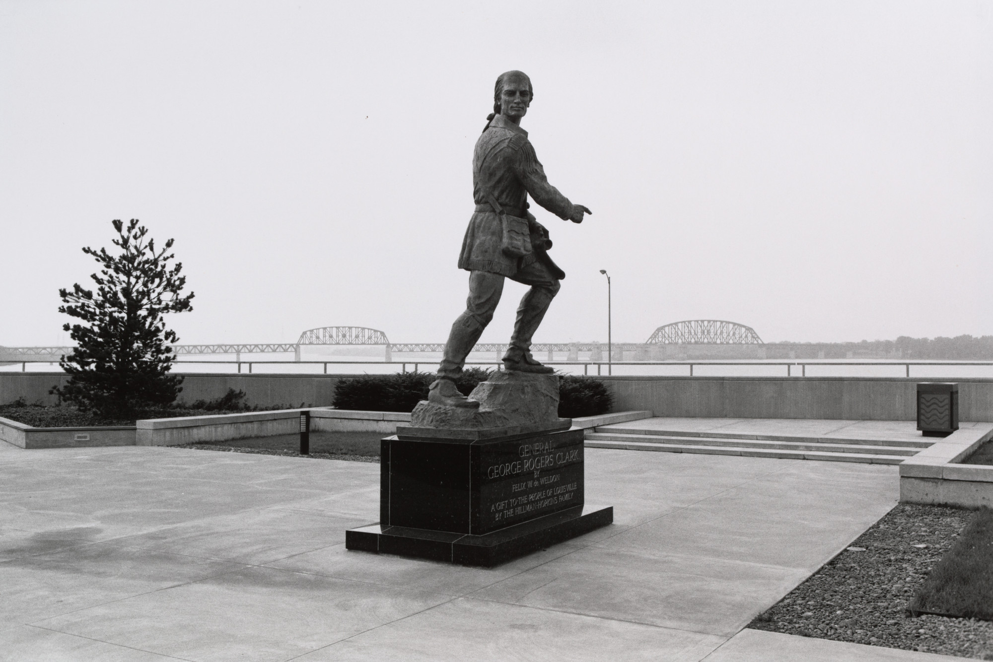 Lee Friedlander. General George Rogers Clark. Louisville, Kentucky ...