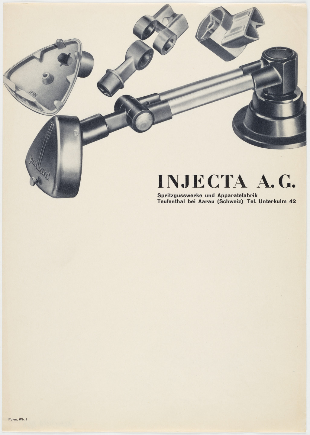 Anton Stankowski. Injecta A.G. Spritzgusswerke und Apparatefabrik. c ...