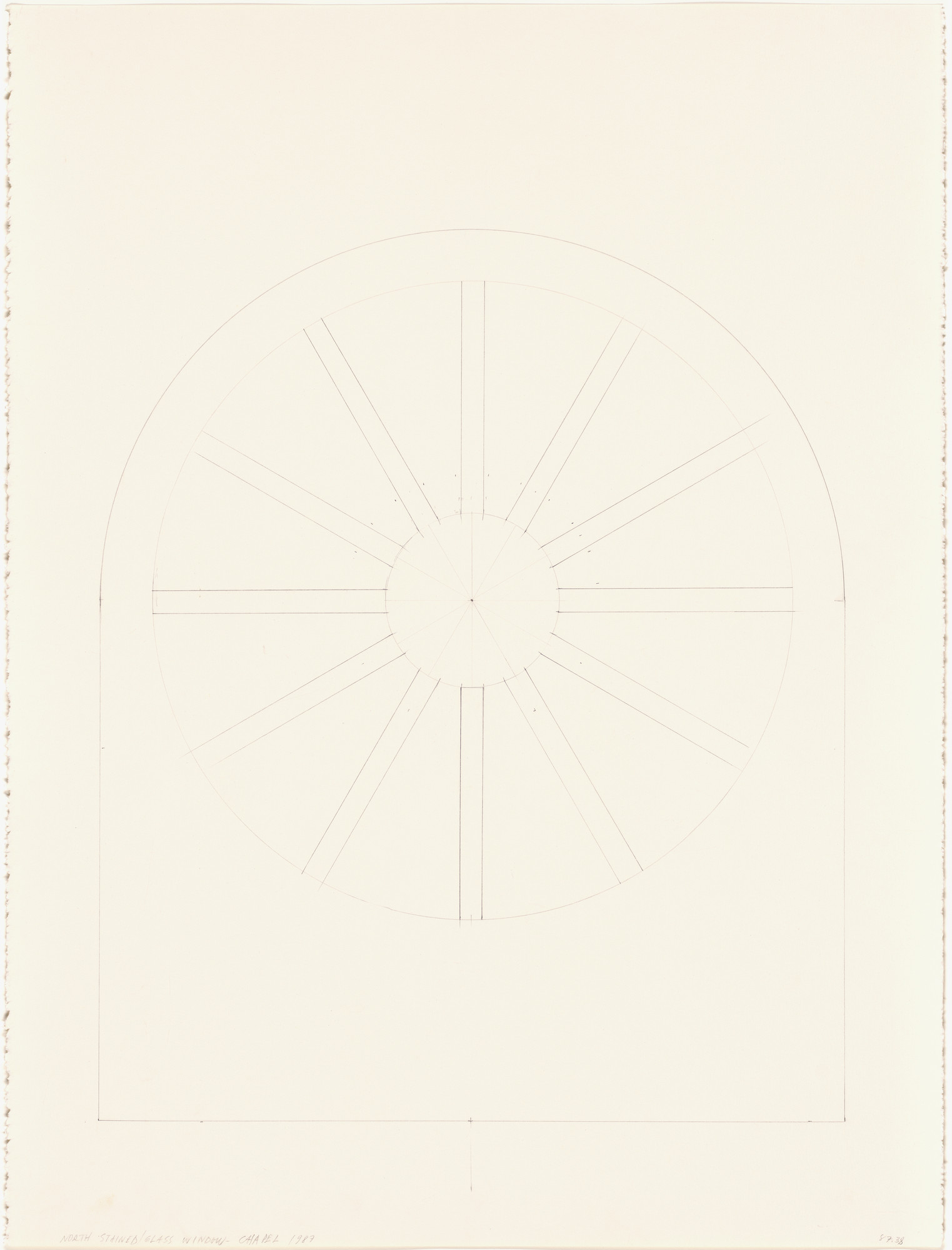 Ellsworth Kelly. Study for Stained Glass Window, North Wall, Chapel ...