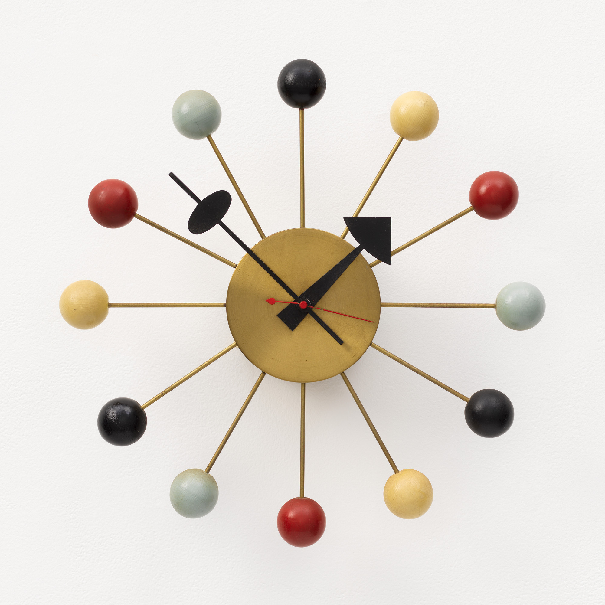 George Nelson Associates. Ball Wall Clock (model 4755). c.1952 | MoMA