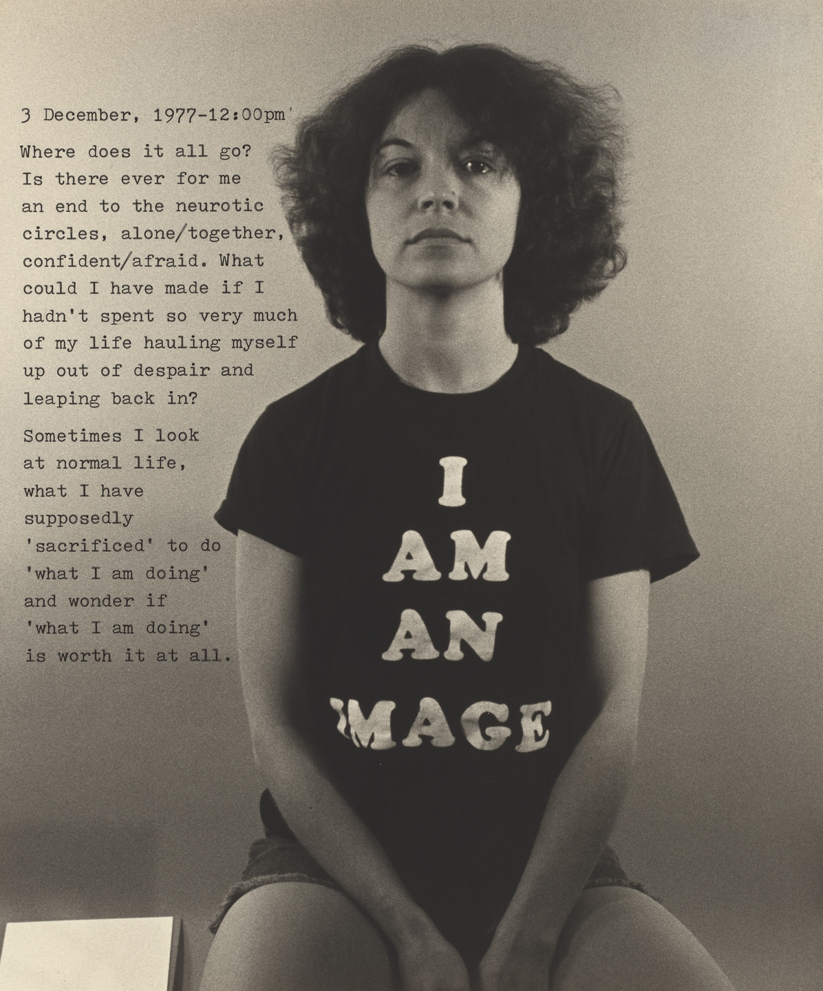 Donna-Lee Phillips. Fragments from a Visual Journal (3 December, 1977–12:00 pm). 1977 | MoMA