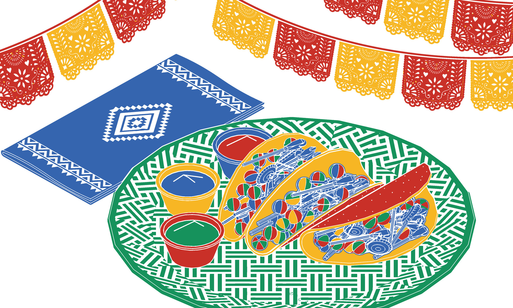 Olalekan Jeyifous. Made With Love: Tacos. 2019 | MoMA