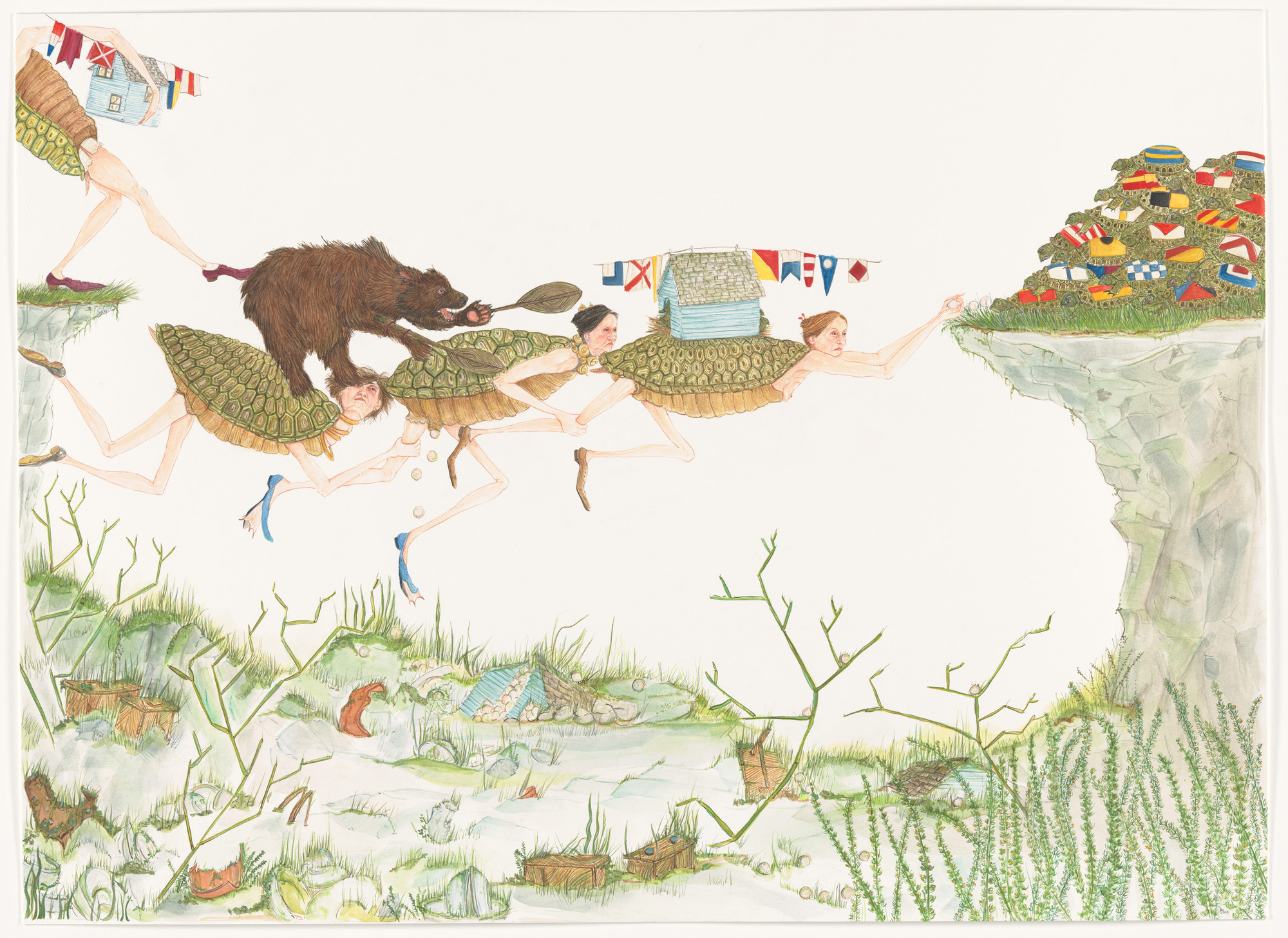 Amy Cutler. Turtle Bridge. 2023 | MoMA