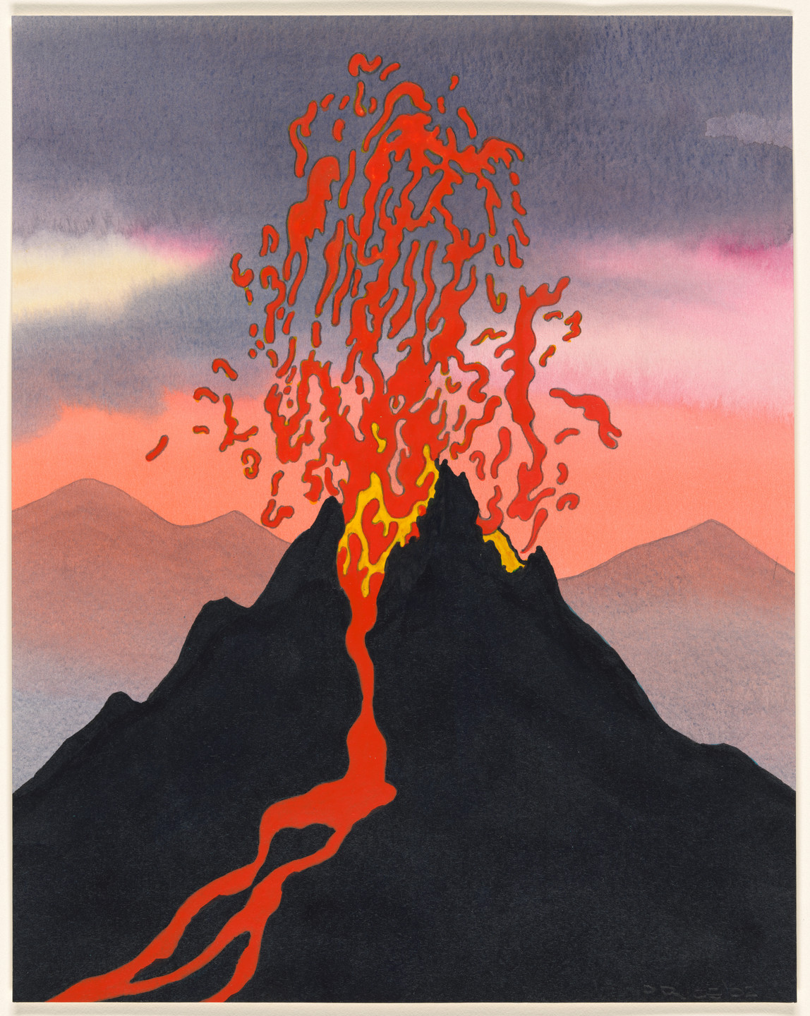 Ken Price. Untitled (Volcano Drawing). 2002 | MoMA