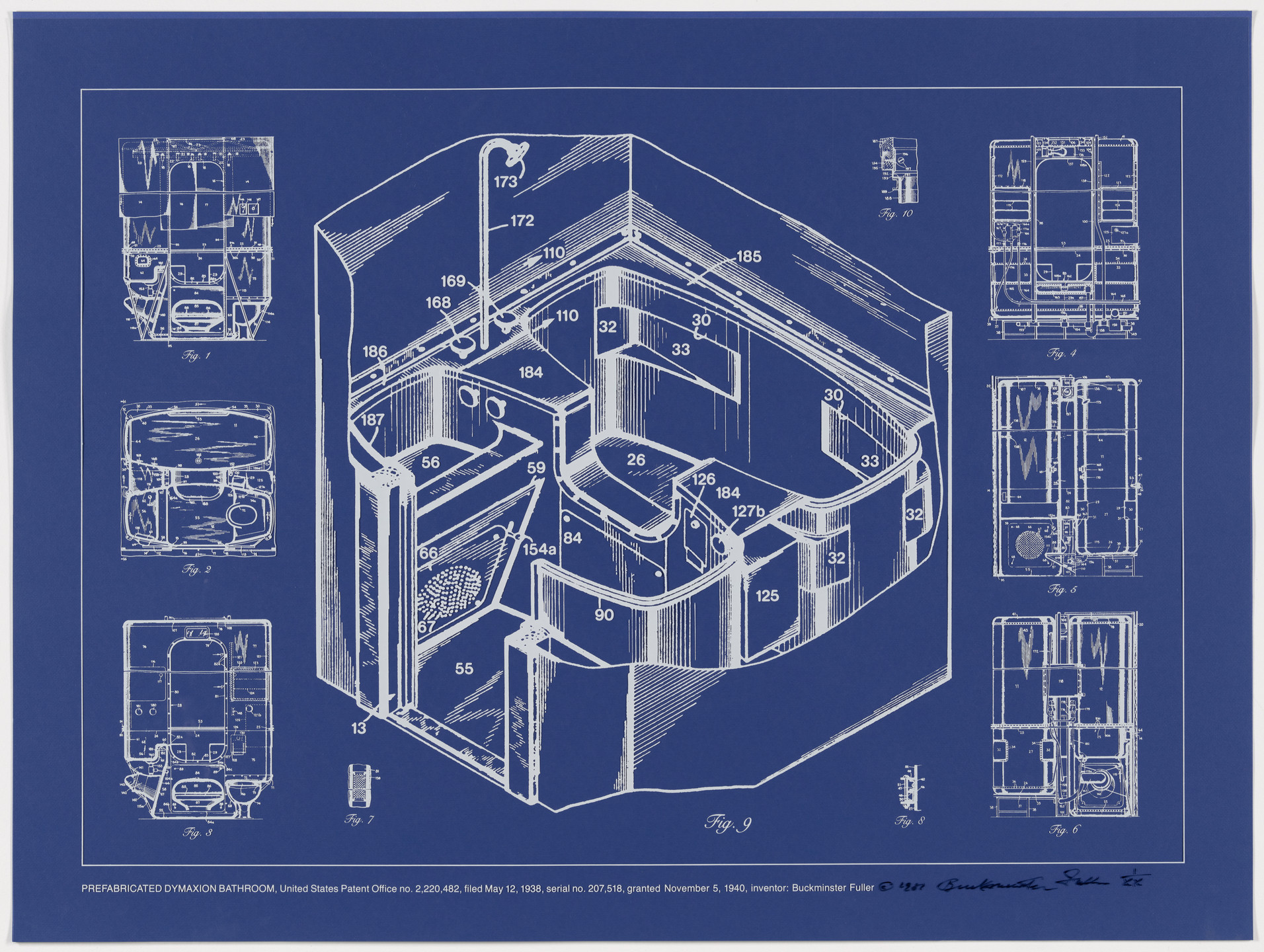 R. Buckminster Fuller. Prefabricated Dymaxion Bathroom from Inventions ...
