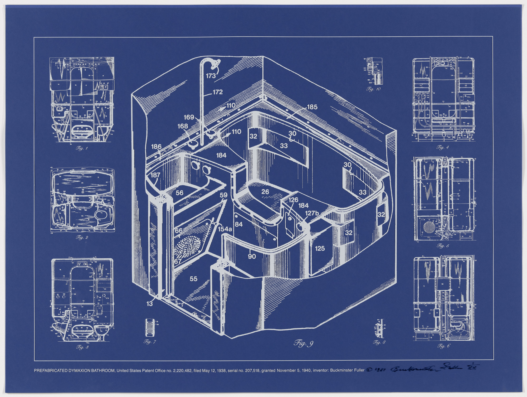 R. Buckminster Fuller. Prefabricated Dymaxion Bathroom from Inventions ...