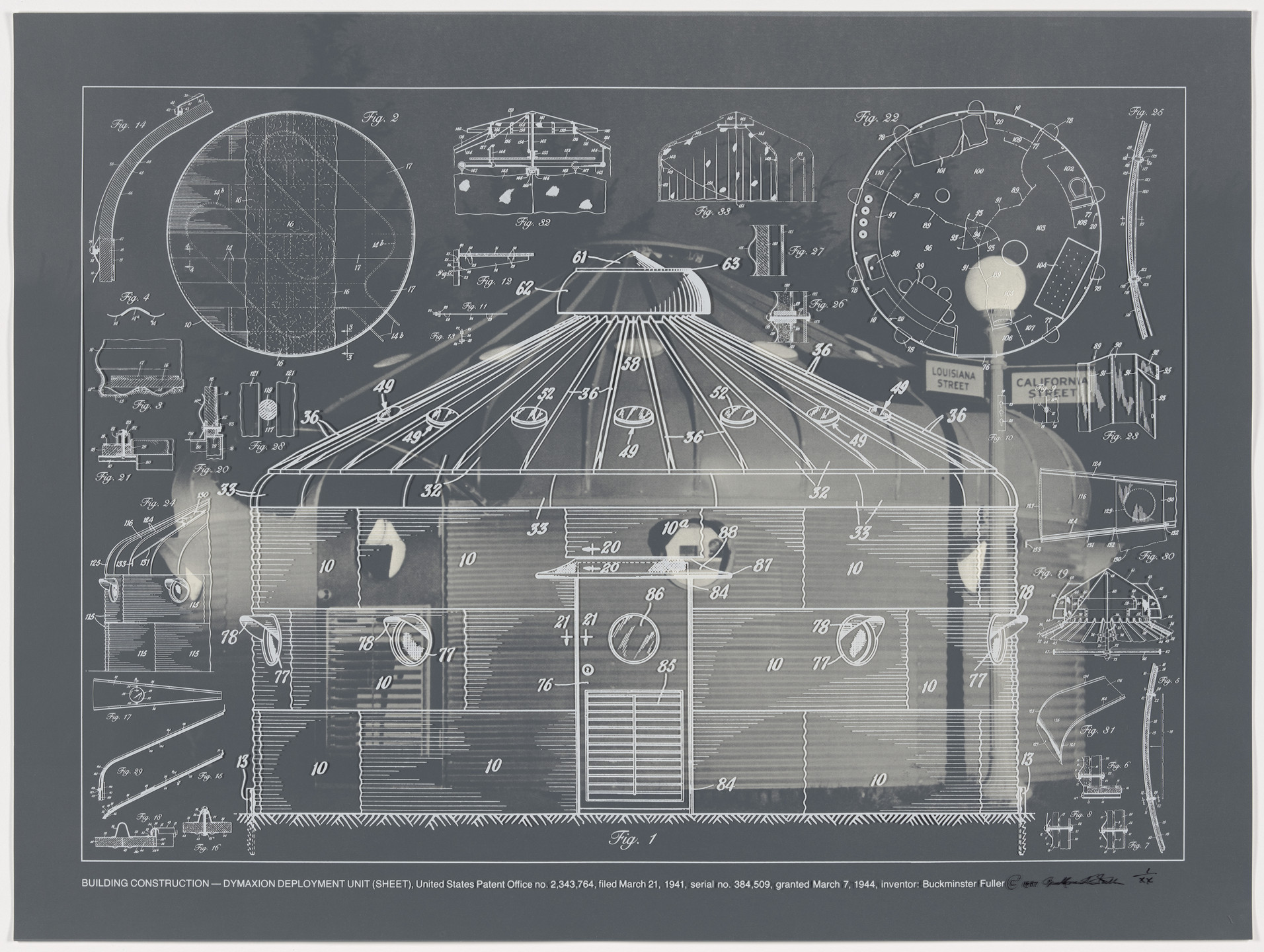 R. Buckminster Fuller. Building Construction—Dymaxion Deployment Unit ...