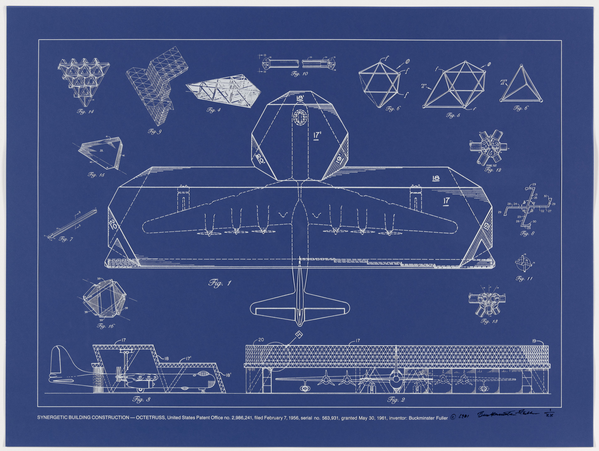 R. Buckminster Fuller. Synergetic Building Construction—Octetruss from ...