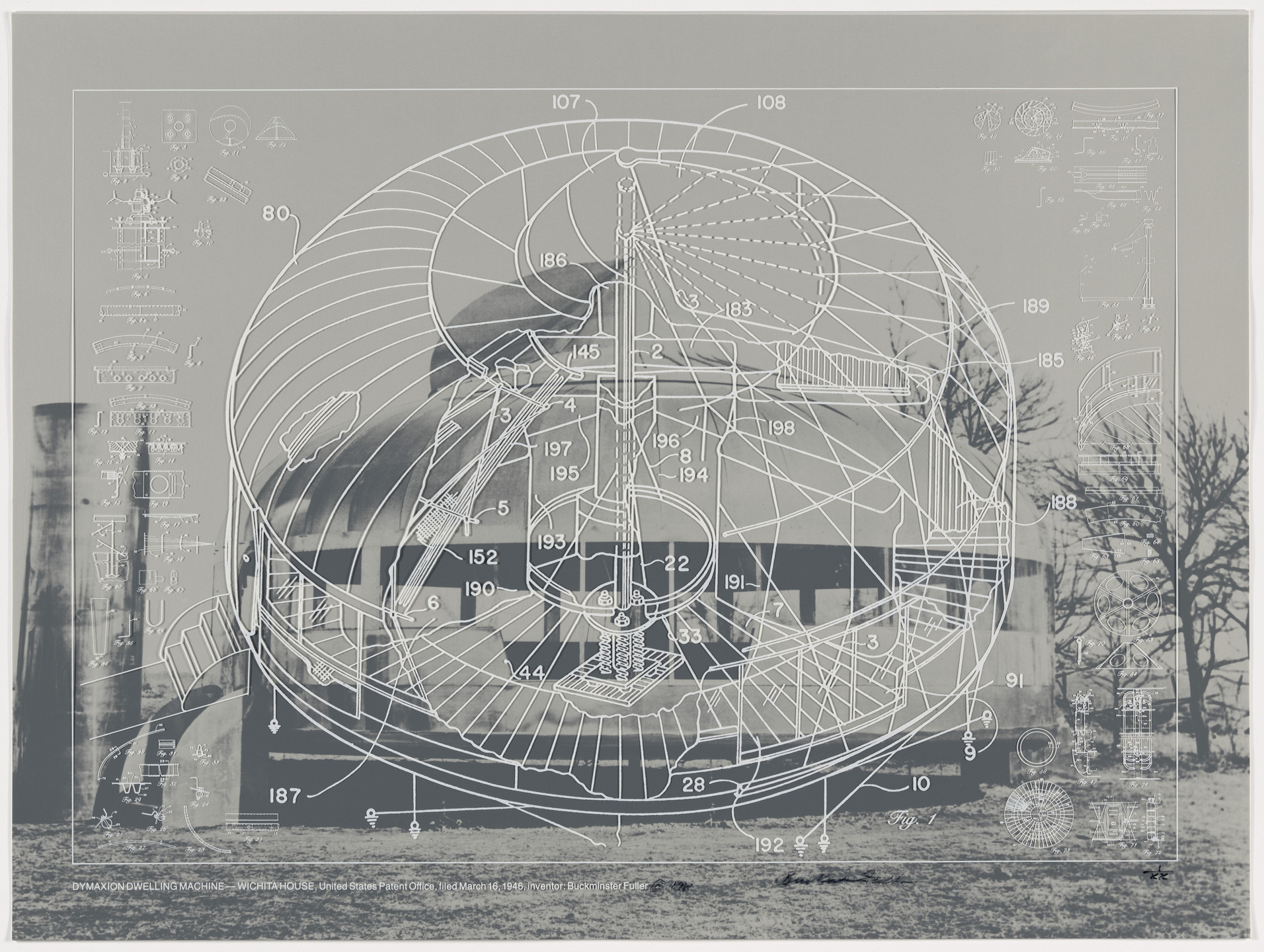 R. Buckminster Fuller. Dymaxion Dwelling Machine—Wichita House from ...