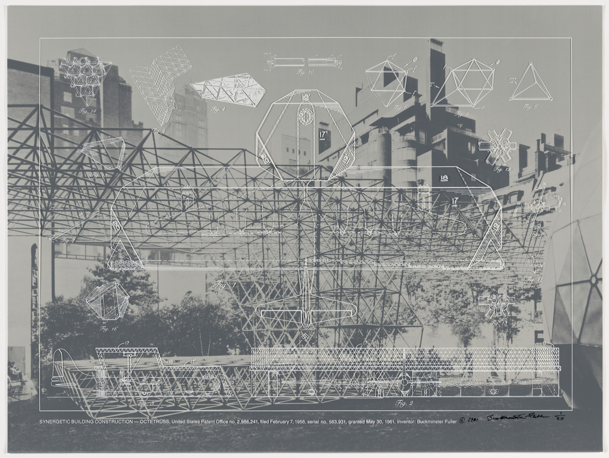 R. Buckminster Fuller. Synergetic Building Construction—Octetruss from ...