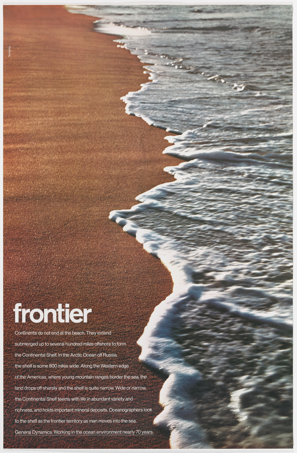George Tscherny. Frontier (Poster for General Dynamics). 1969 | MoMA