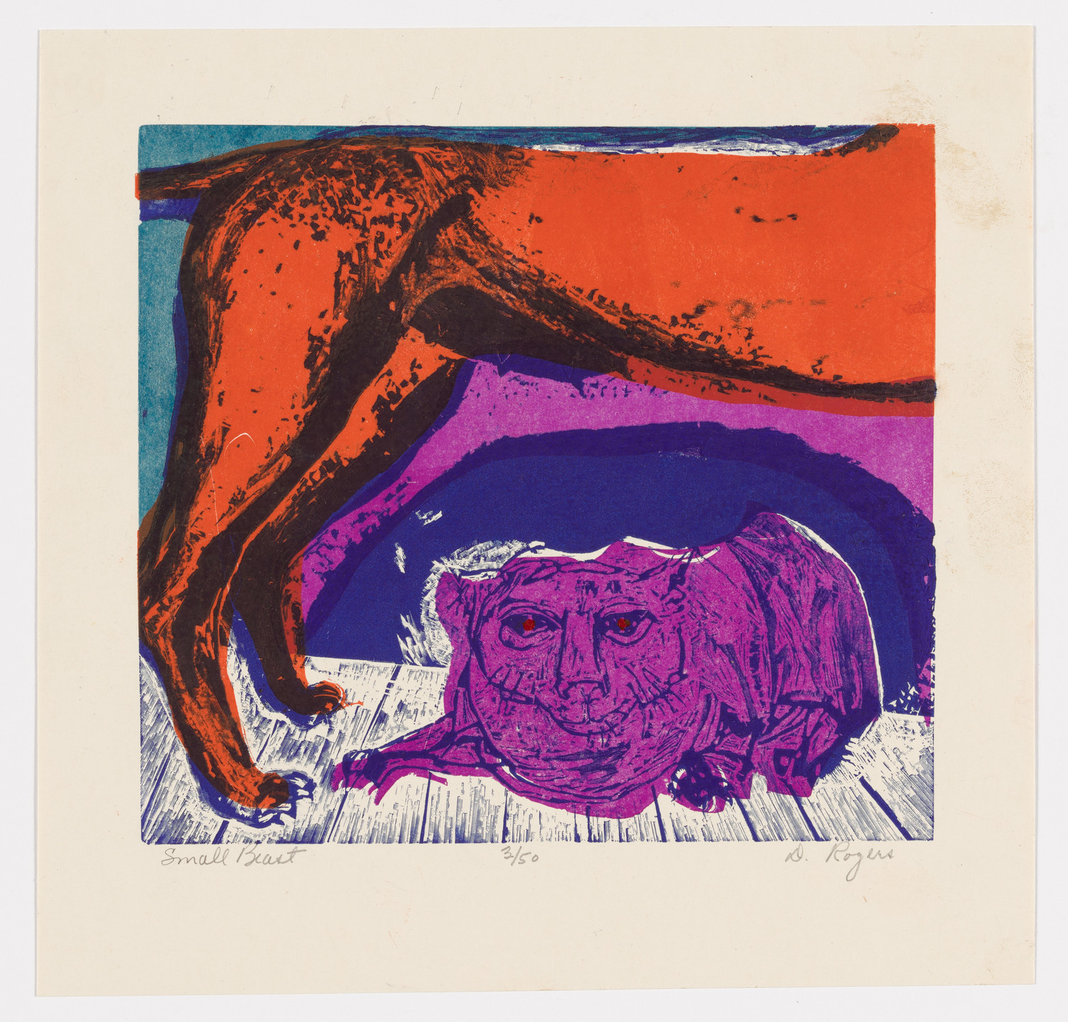 Dale Rogers. Small Beast from the portfolio Graphics 160. 1954 | MoMA