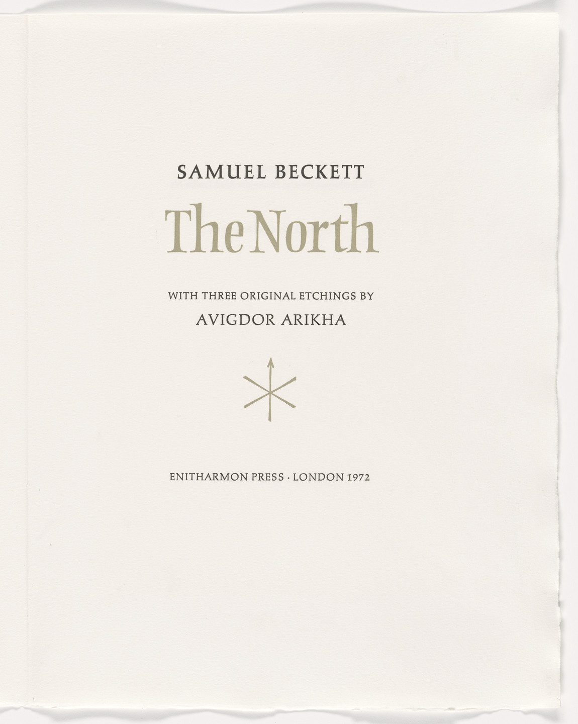 Avigdor Arikha. The North. 1972 | MoMA