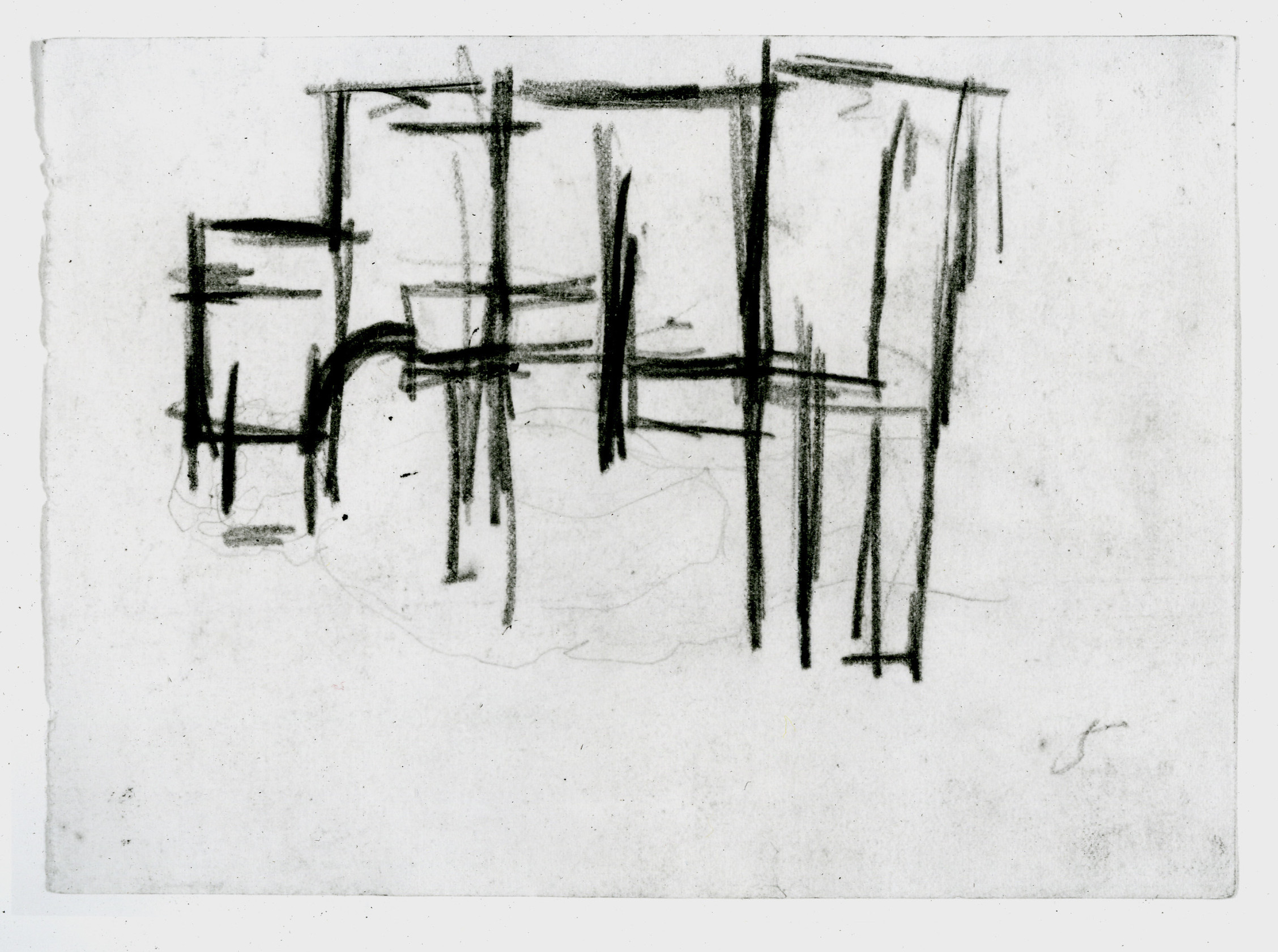 Theo van Doesburg. Study for Composition VIII (The Cow). c. 1917 | MoMA
