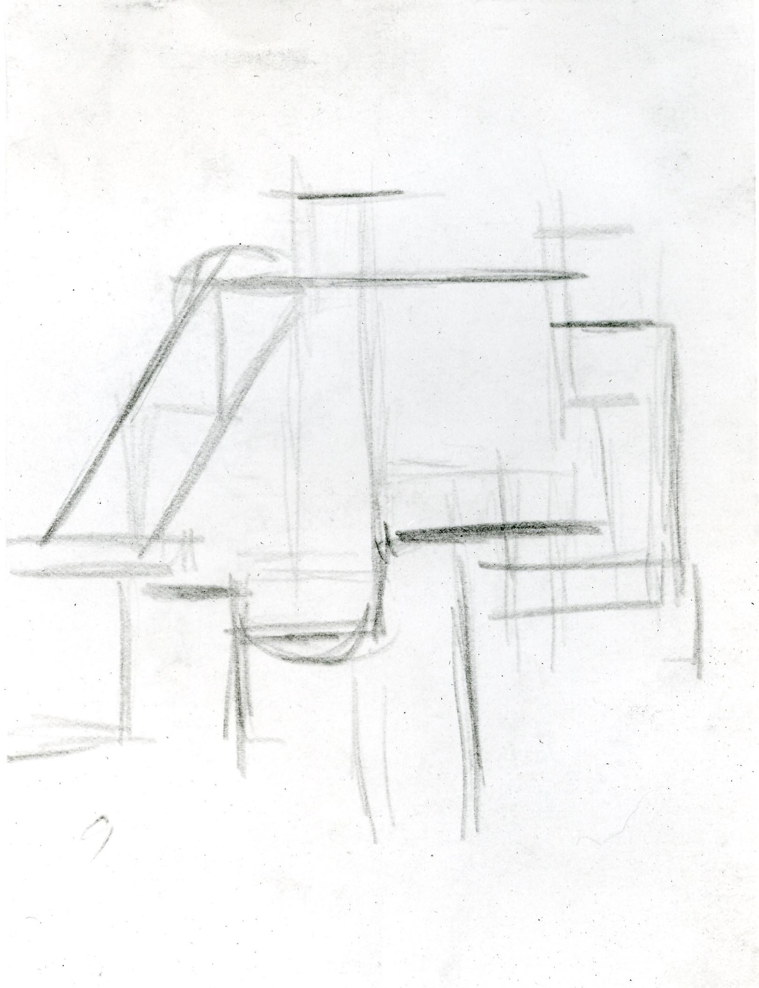 Theo van Doesburg. Study for Composition VIII (The Cow). c. 1917 | MoMA