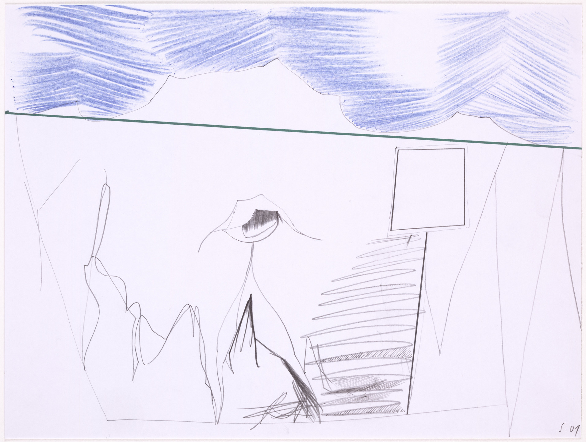 Thomas Scheibitz. Untitled. 2001 | MoMA