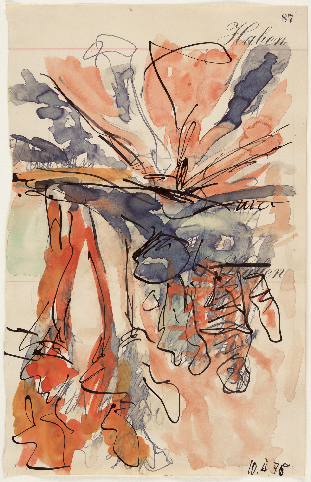 Georg Baselitz. Untitled. 1976 | MoMA